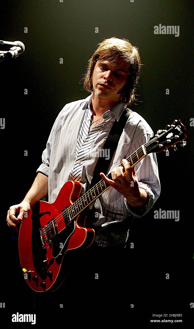 Supergrass performs live on stage at the GAY Astoria in London Stock ...