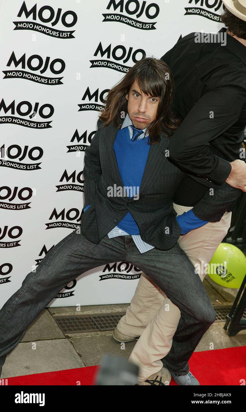 Red Hot Chili Peppers arriving at Mojo Awards at the Banqueting Hall in ...