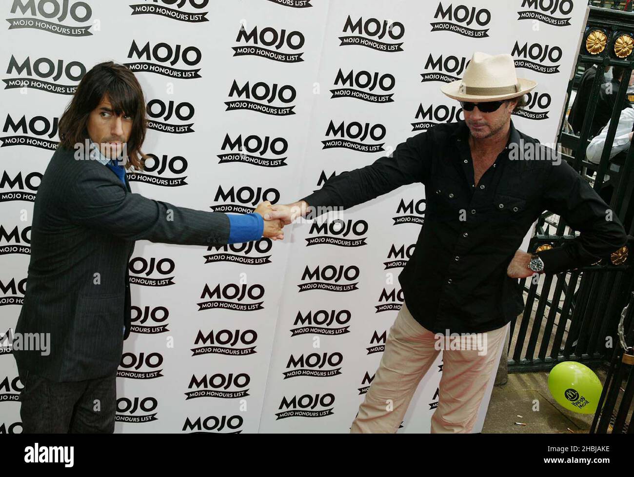 Red Hot Chili Peppers arriving at Mojo Awards at the Banqueting Hall in ...