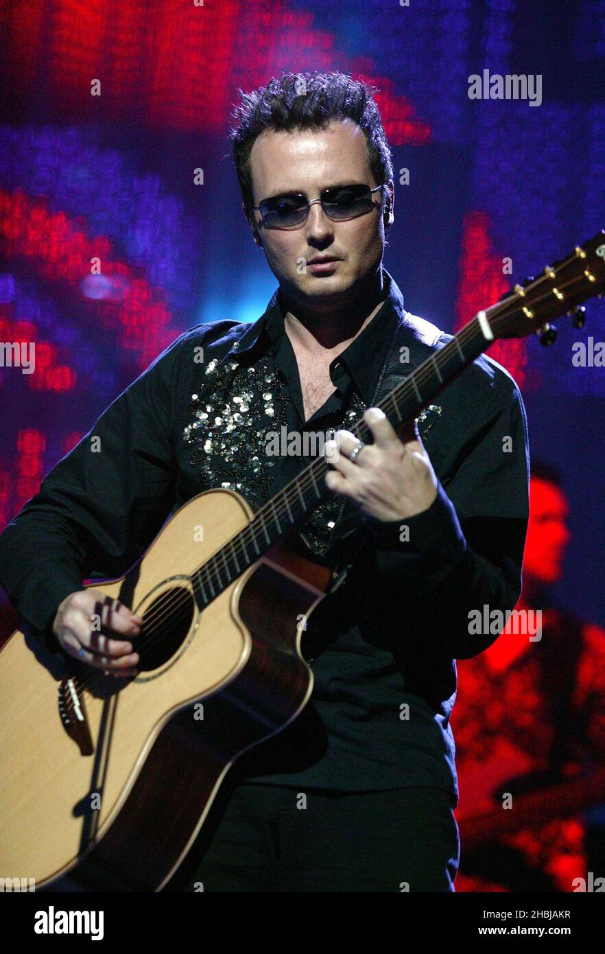 The Corrs perform on stage at the The Hammersmith Apollo on in London ...