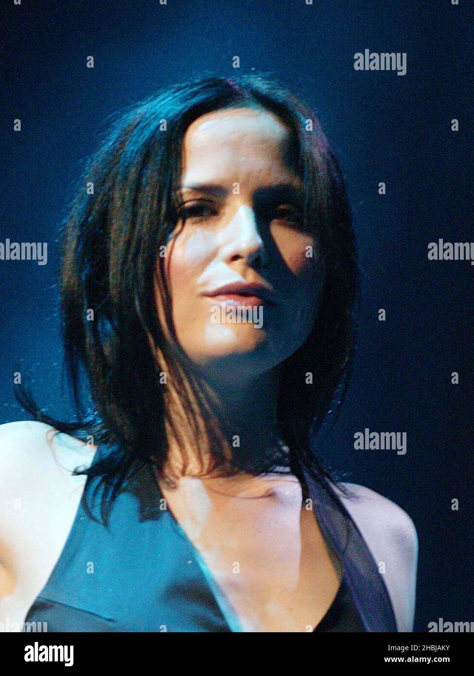 The Corrs perform on stage at the The Hammersmith Apollo on in London ...