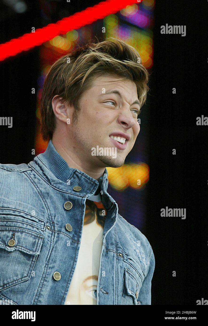 Duncan James from Blue performing at the Princes Trust Capital FM Party ...