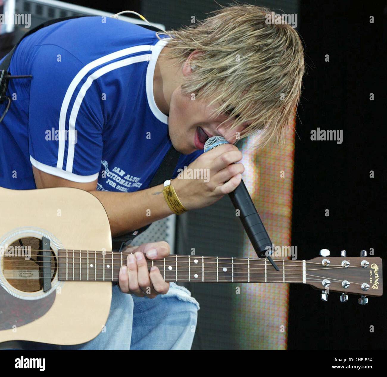 Charlie from Busted performing at the Princes Trust Capital FM Party ...