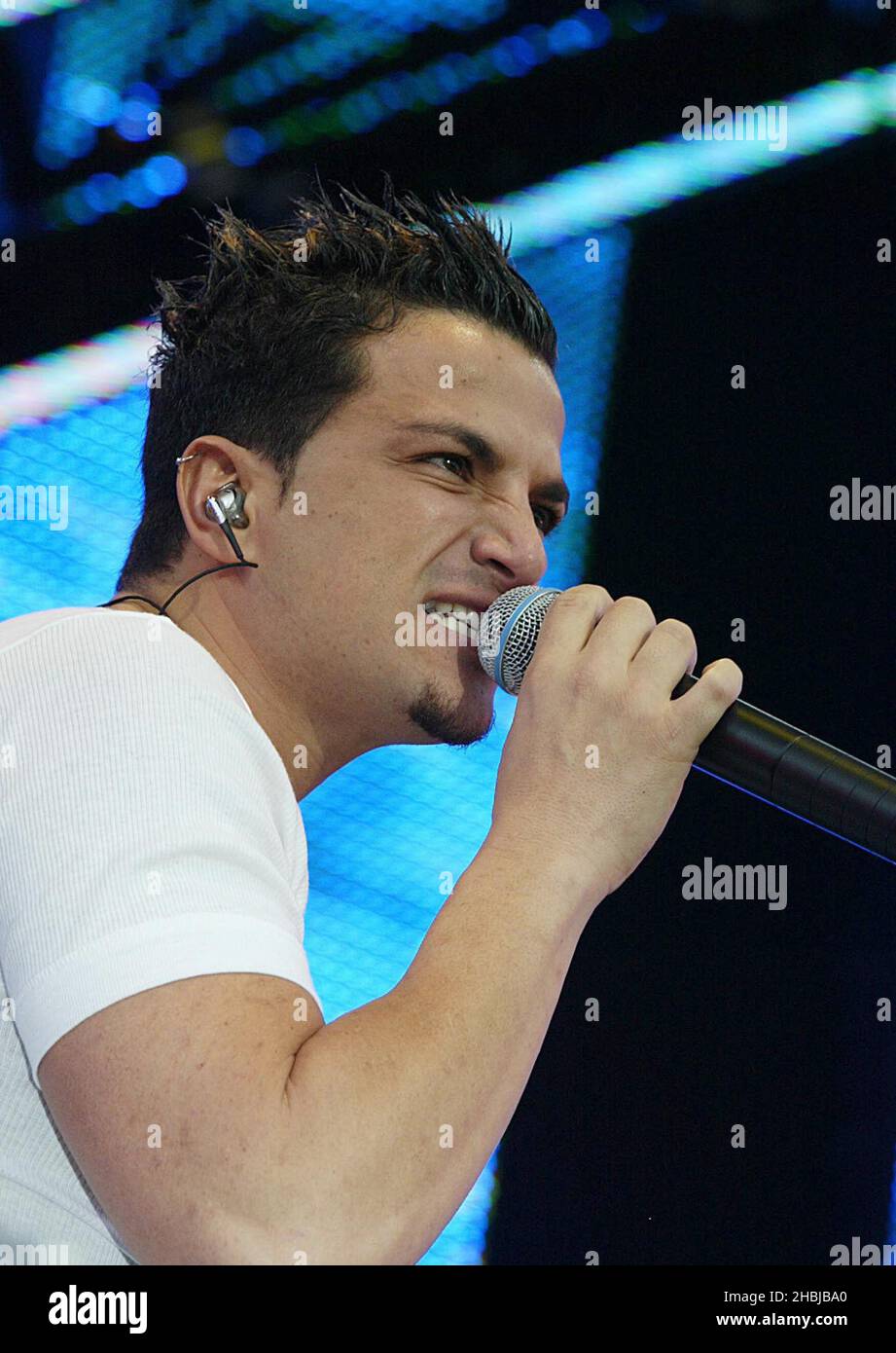 Peter andre performing at the princes trust capital fm party hi-res ...