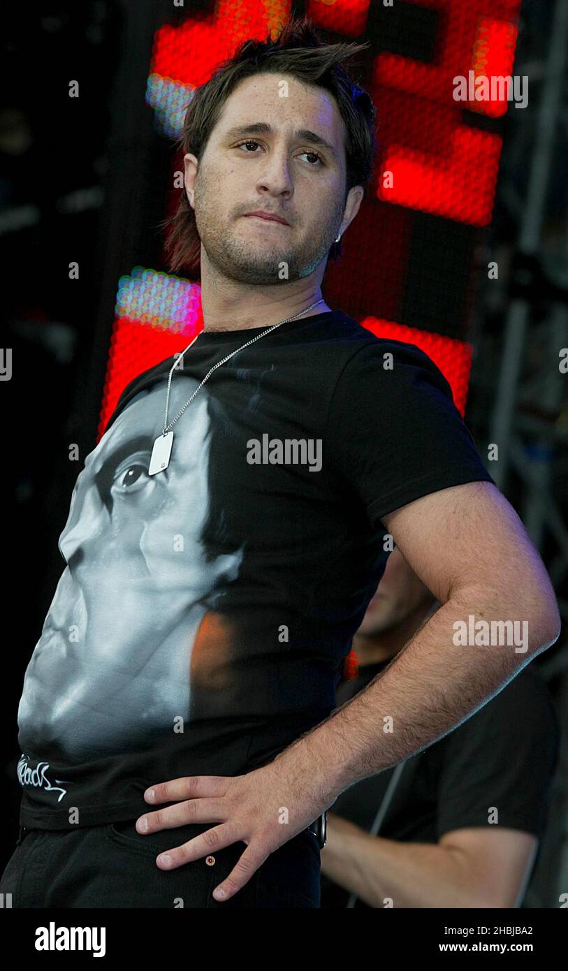 Anthony Costa from Blue performing at the Princes Trust Capital FM ...