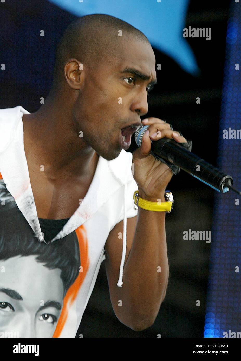 Simon Webbe from Blue performing at the Princes Trust Capital FM Party ...