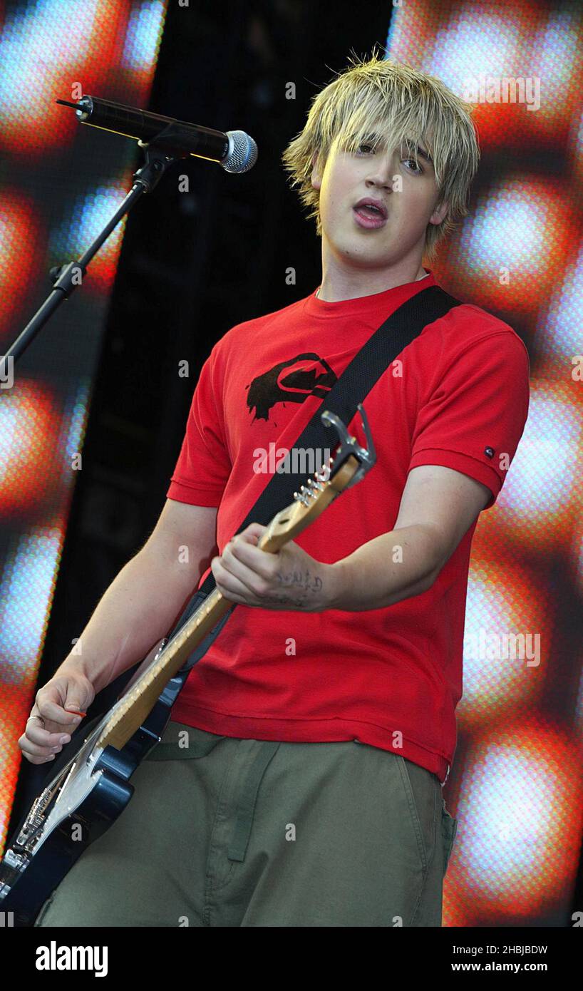 McFly performing at the Princes Trust Capital FM Party, in the Park at ...