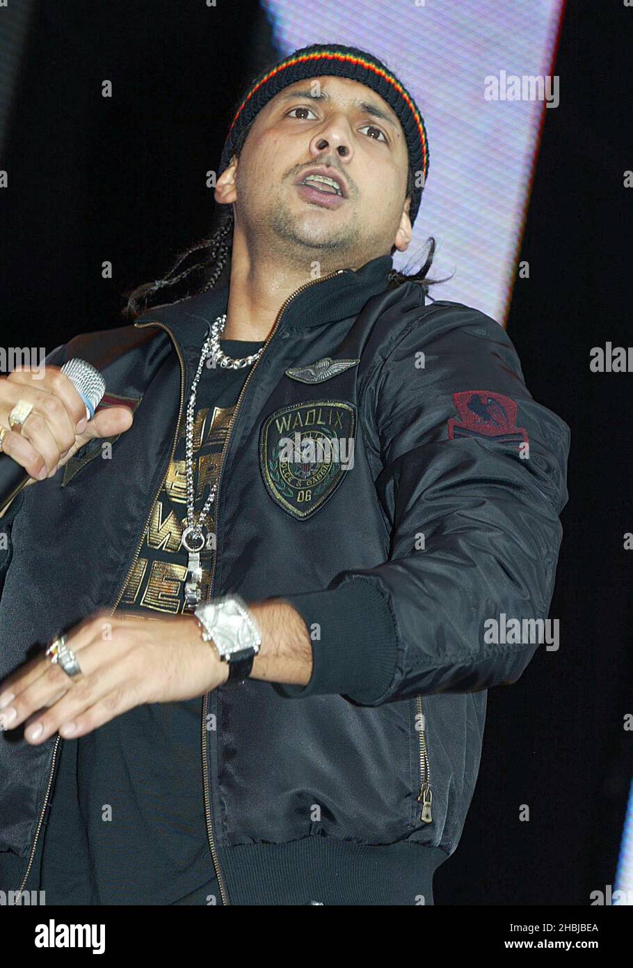 Sean Paul performing at the Princes Trust Capital FM Party, in the Park ...