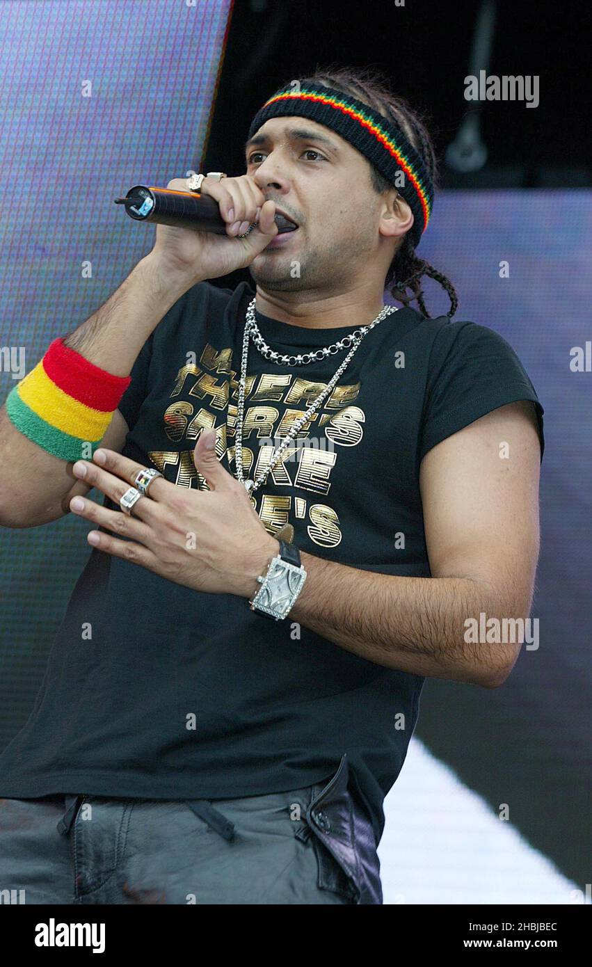 Sean paul performing at the princes trust capital fm party hi-res stock ...