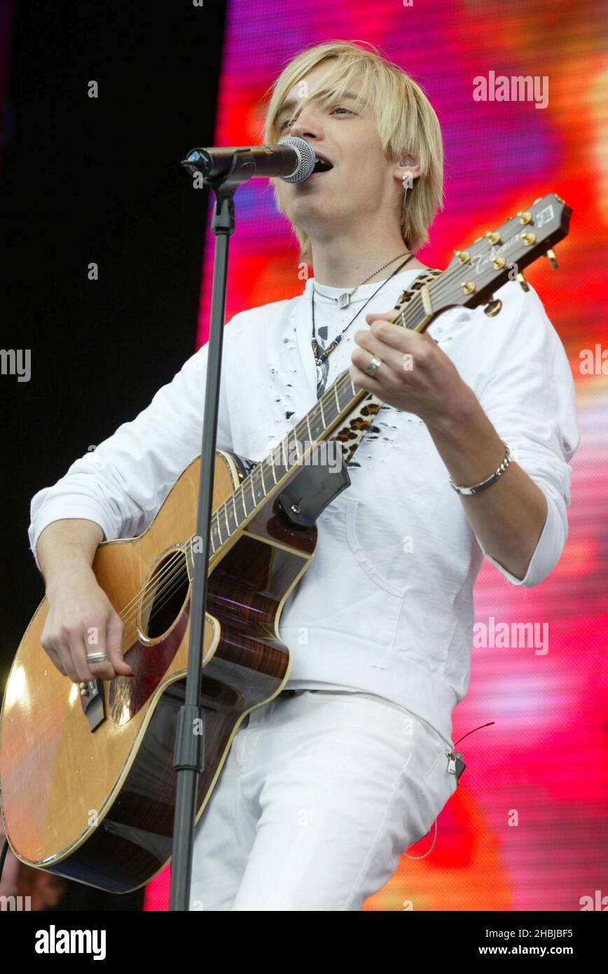 The Calling perform live on stage at the Princes Trust Capital FM Party ...