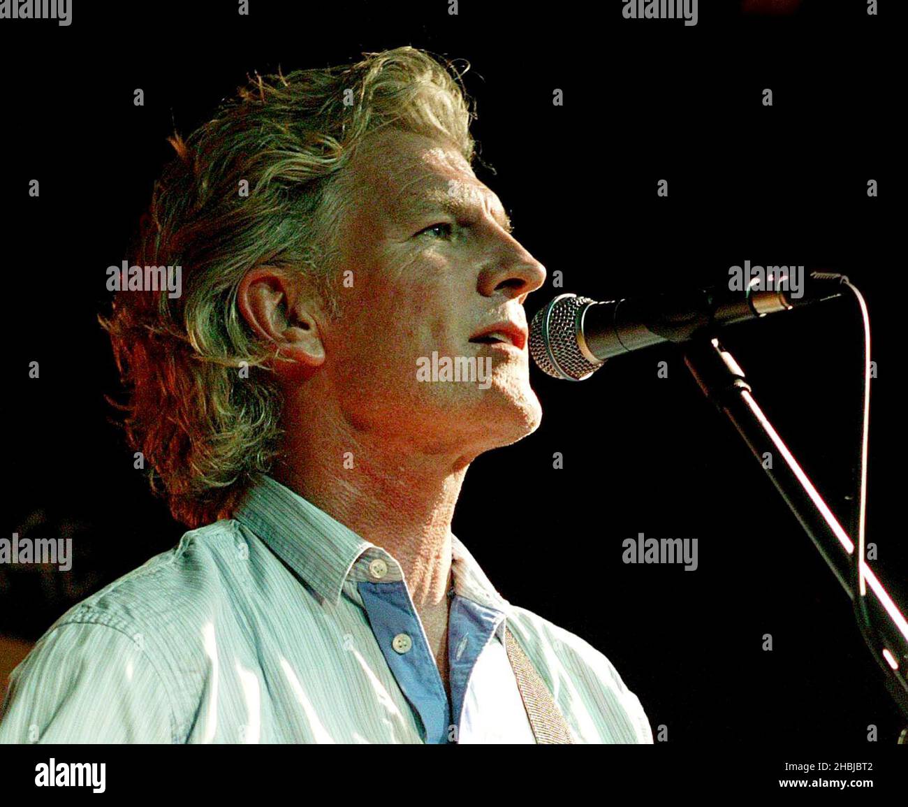 Tim Finn plays tracks from /sign copies of the new single Won't Give In ...