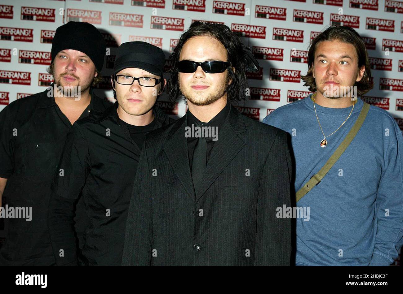 The Rasmus at the 11th annual Kerrang Awards 2004 at The Brewery in ...
