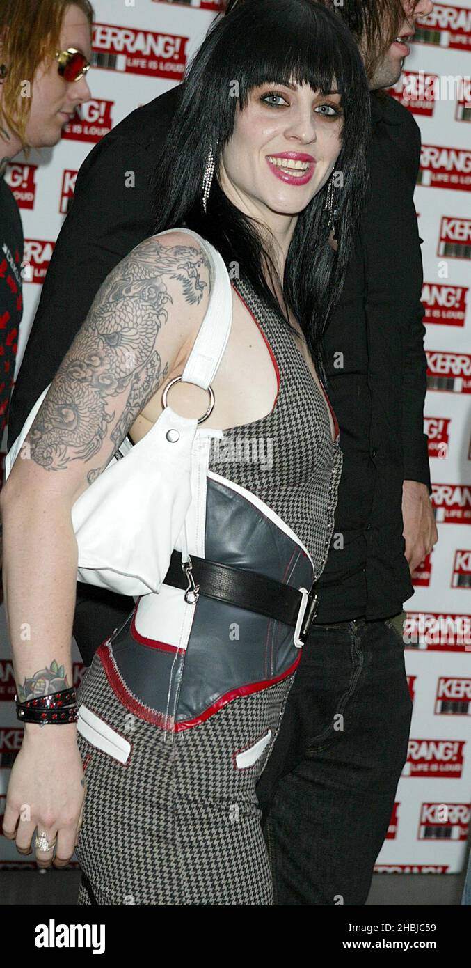 Brodie Dalle from The Distillers attending the 11th annual Kerrang ...