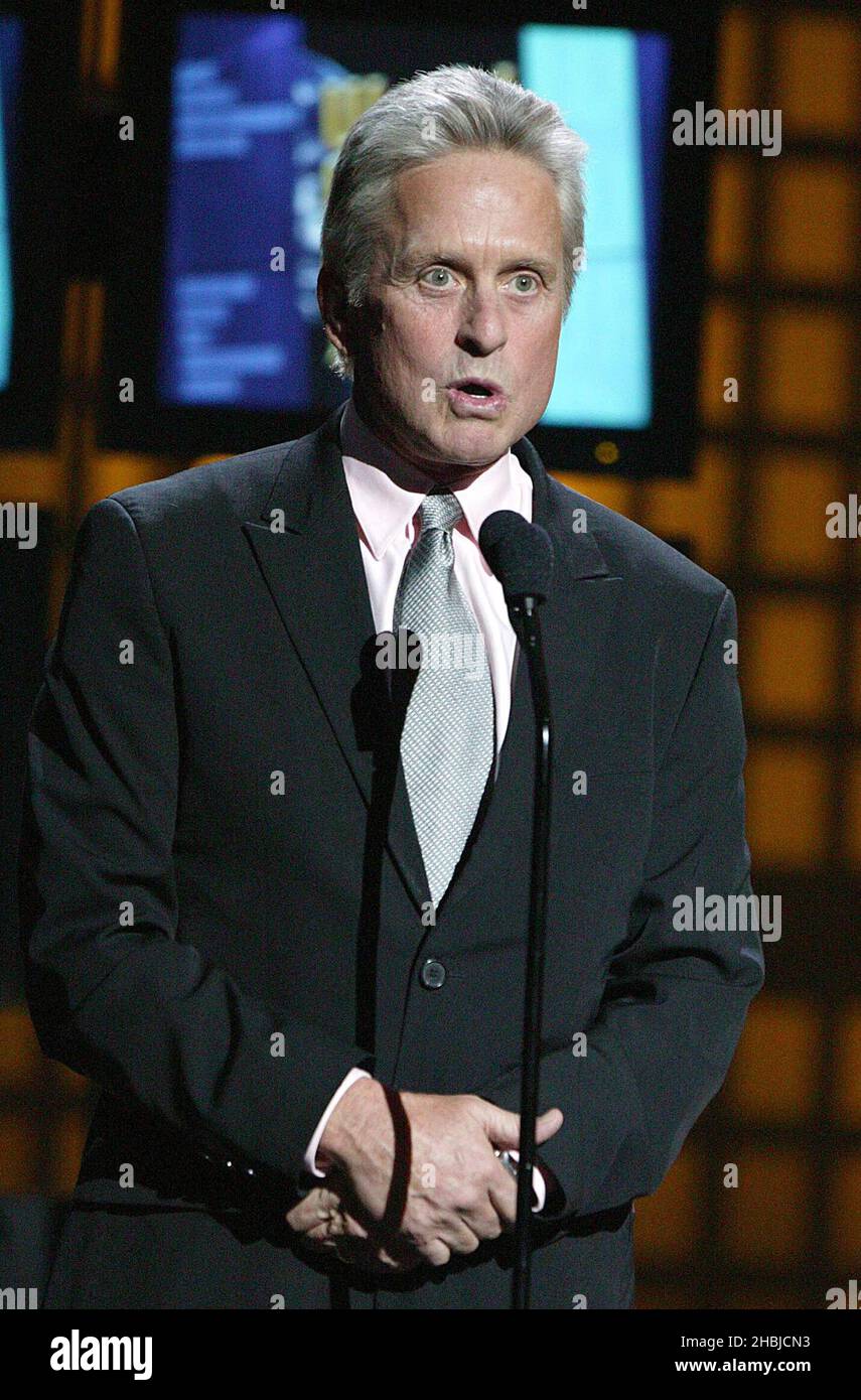 Michael douglas at the 2004 world music in las vegas hi-res stock ...