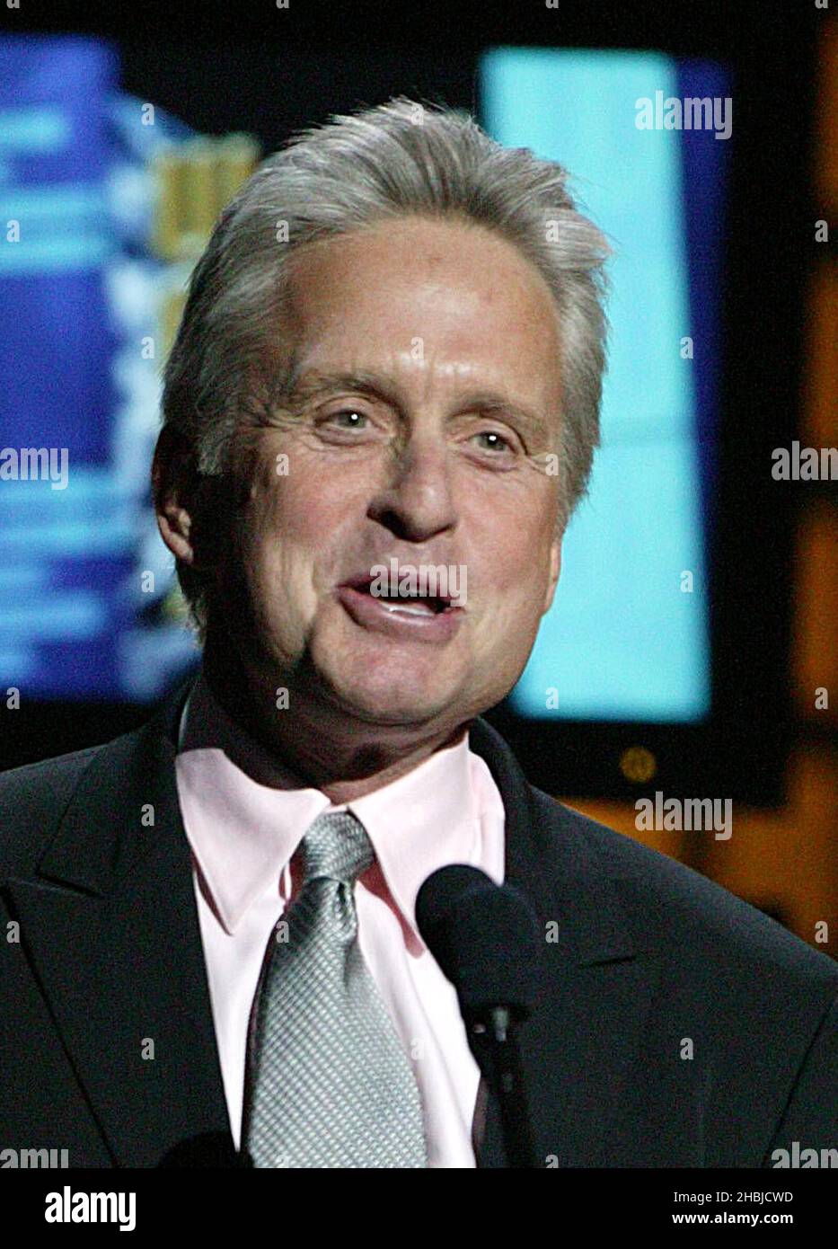 Michael douglas at the 2004 world music in las vegas hi-res stock ...