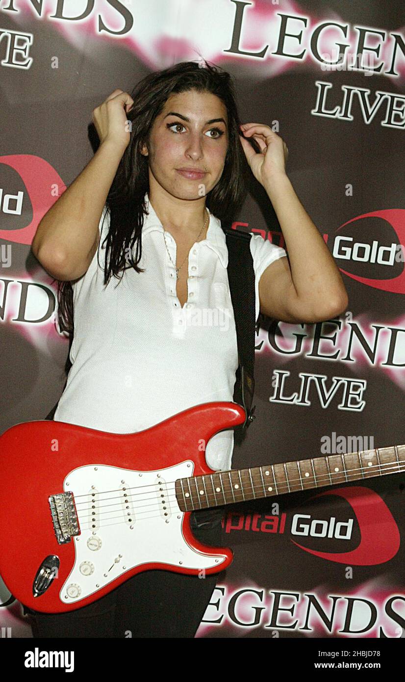 Amy Winehouse during rehearsal ahead of tomorrow's Wembley Arena ...