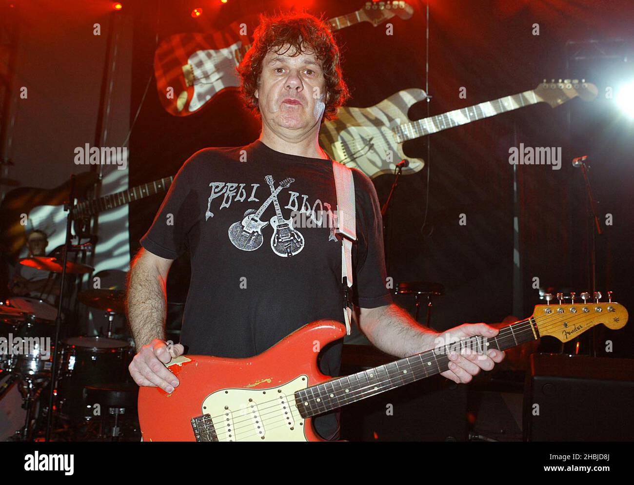 Gary Moore during rehearsal ahead of tomorrow's Wembley Arena ...