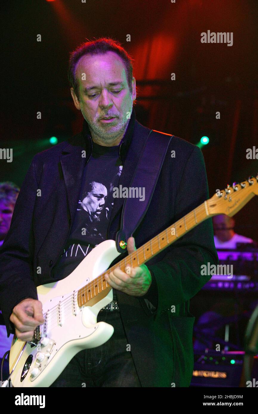 Phil Manzanera from Roxy Music during rehearsal ahead of tomorrow's ...