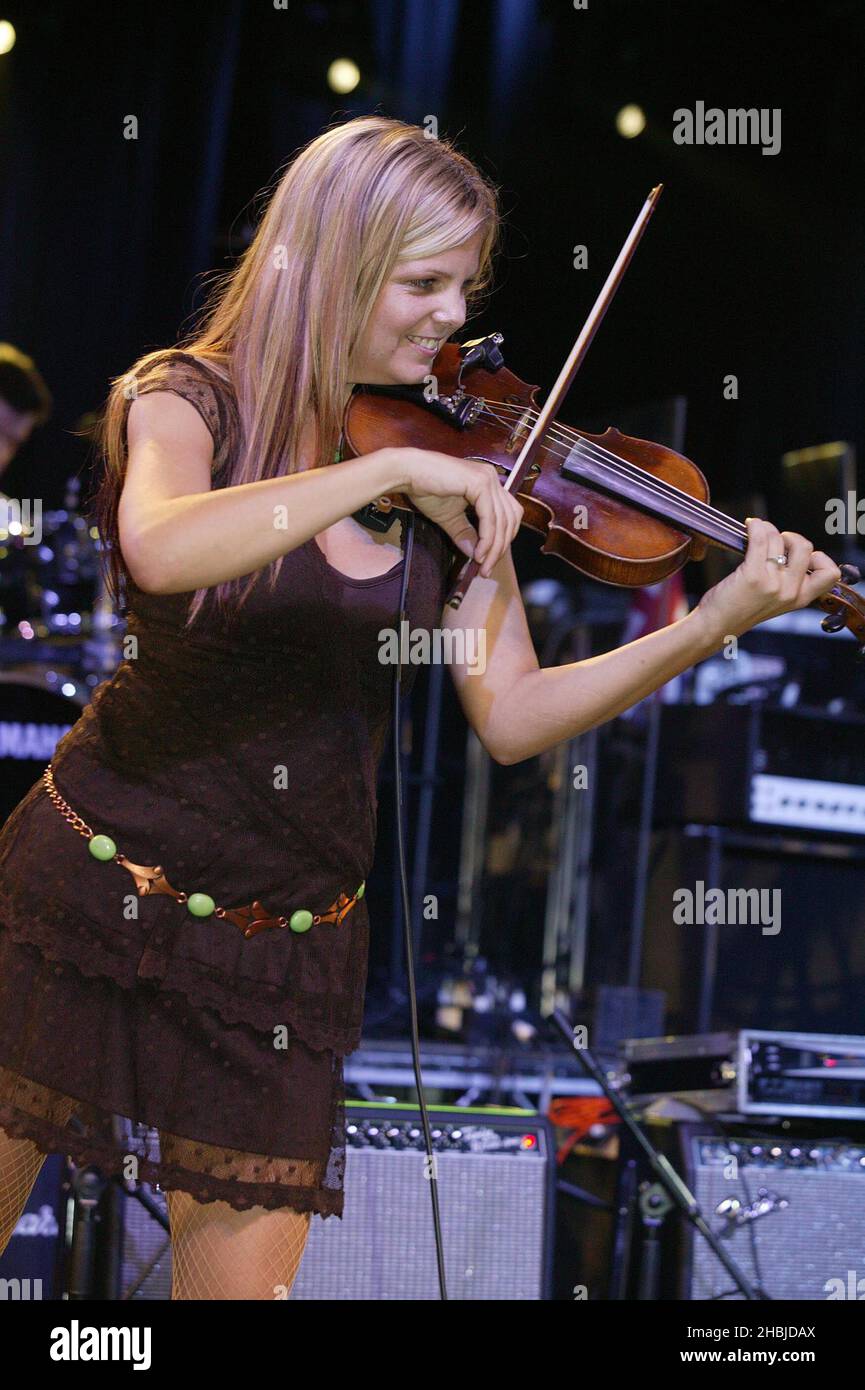 Theresa Anderson performs live during rehearsal ahead of tomorrow's ...