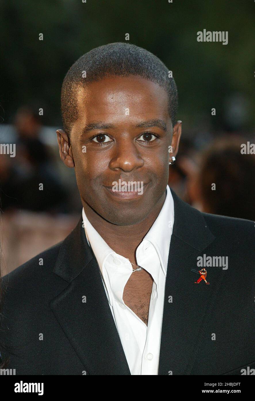 Adrian Lester actor arrives at the Mobo Awards 2004 at The Royal Albert ...