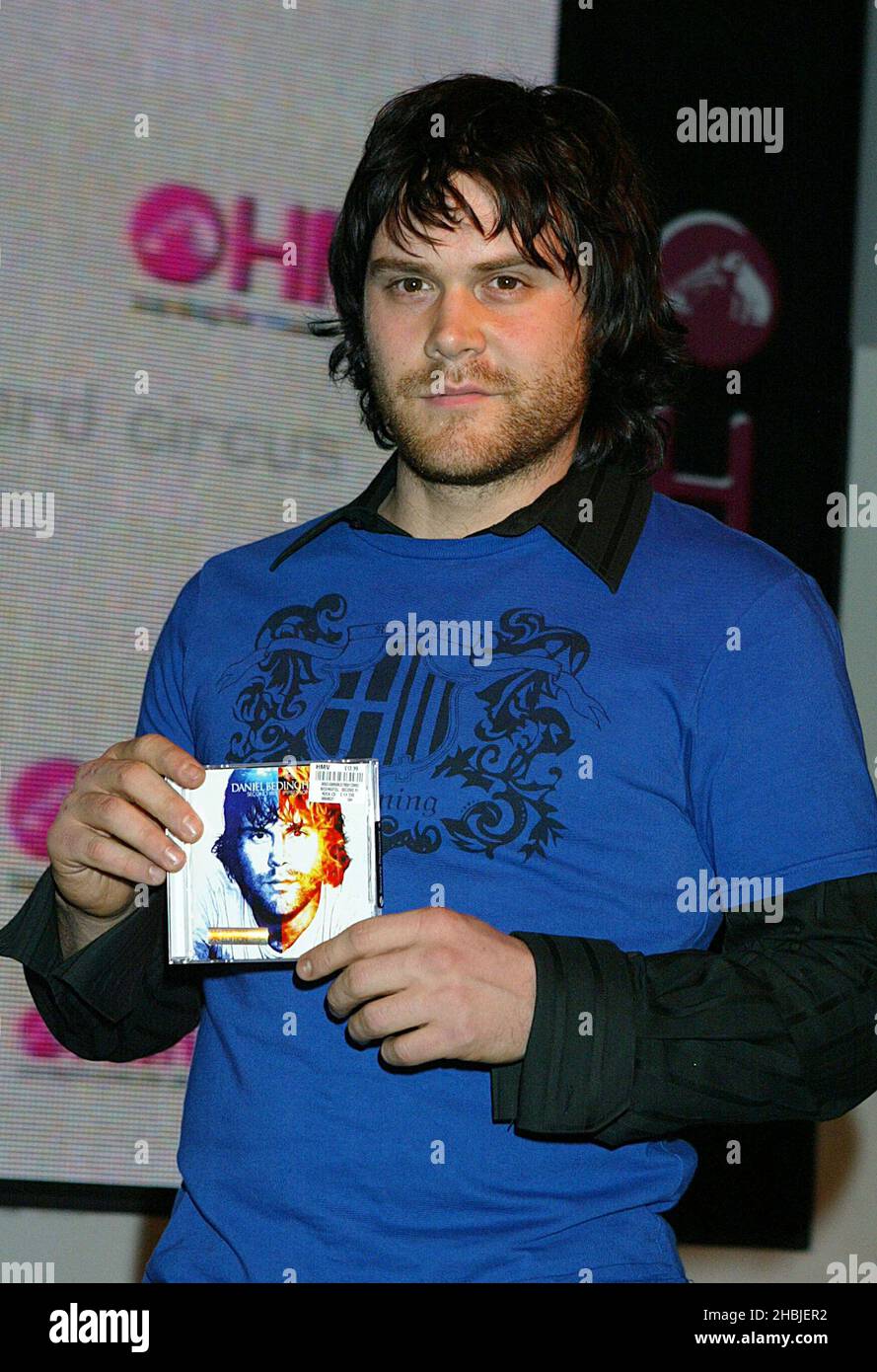Singer Daniel Bedingfield performs live and signs copies of his new ...