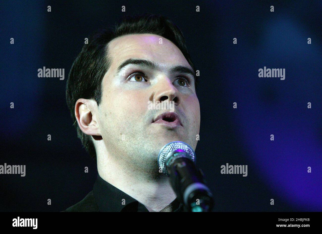 Comedian jimmy carr performs on stage hi-res stock photography and ...