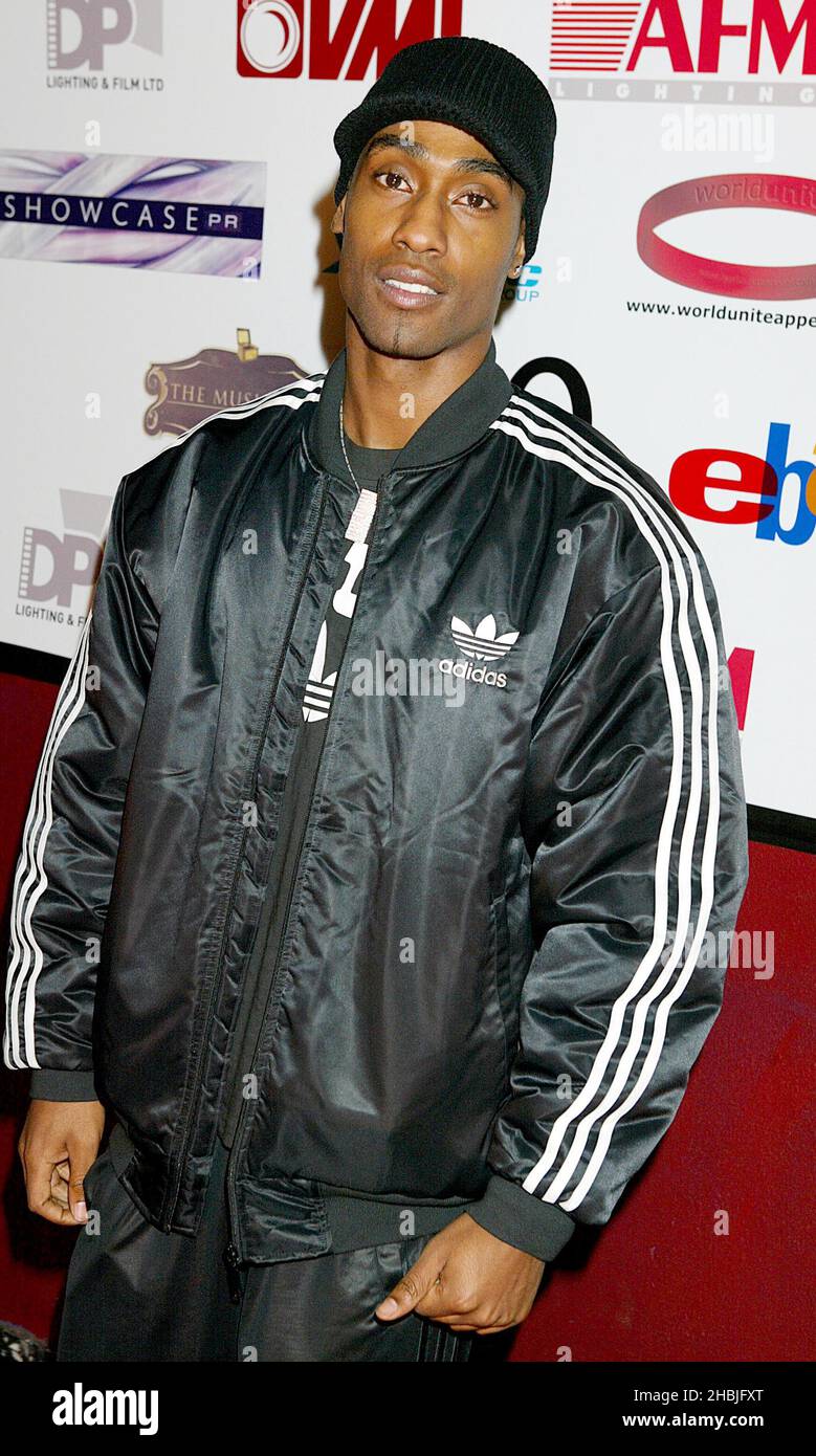 Simon Webbe from Blue arrives at the "People For The People" charity ...