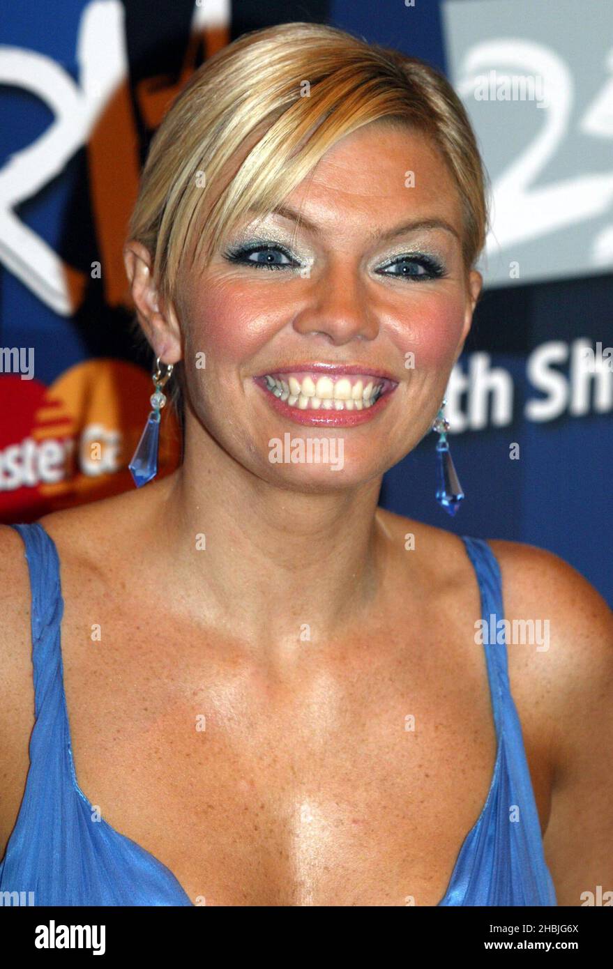 Kate Thornton at the Brit Awards 2005, Earls Court, London Stock Photo ...