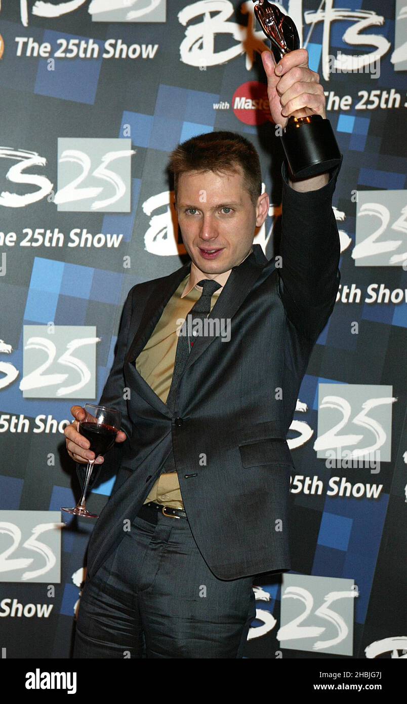 Franz Ferdinand at the Brit Awards 2005, Earls Court, London Stock ...