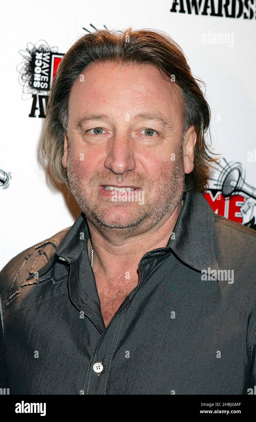 Peter Hook of New Order arrives at inside arrivals at The Shockwaves ...