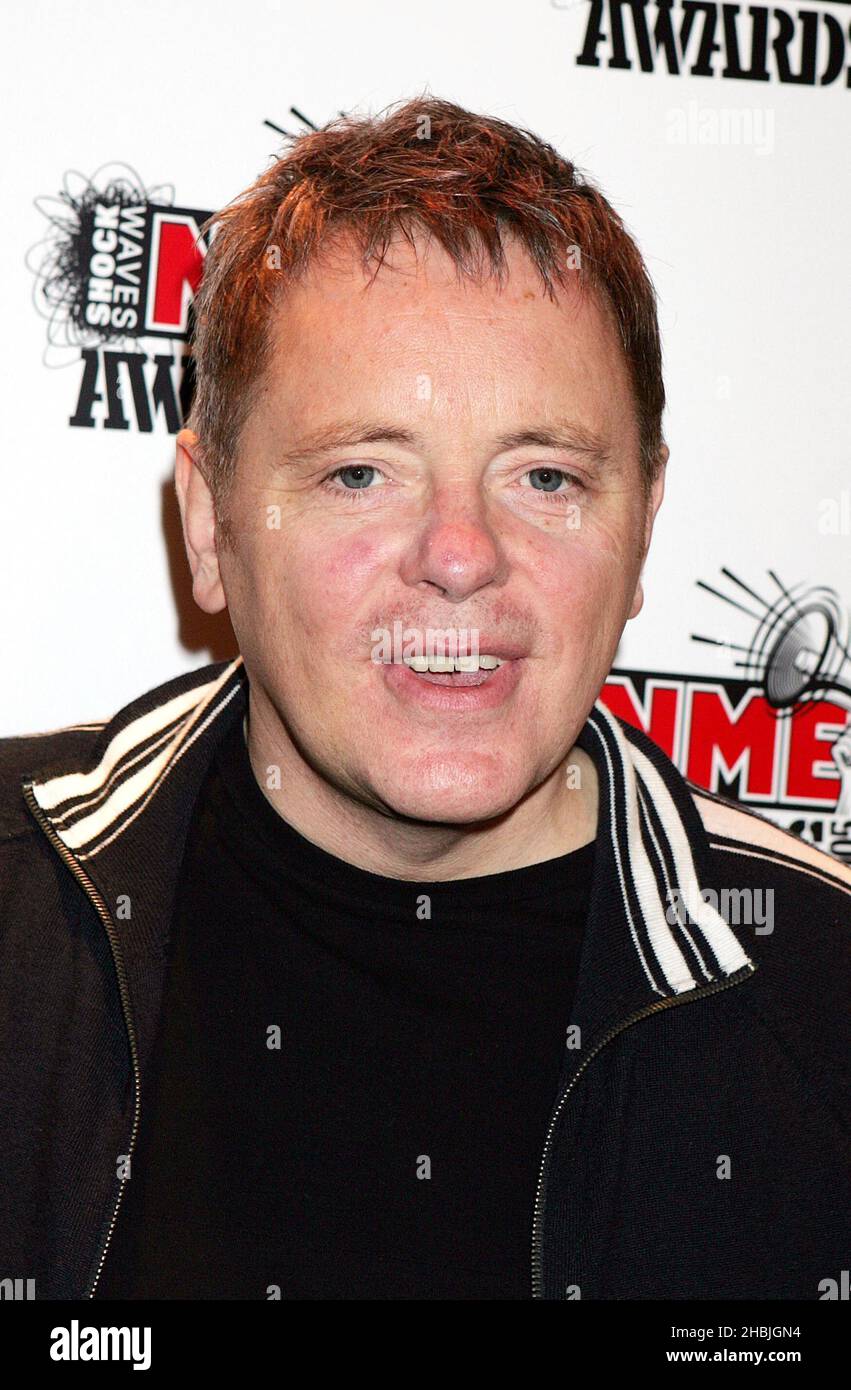 Bernard Sumner vocalist of New Order arrives at inside arrivals at The ...