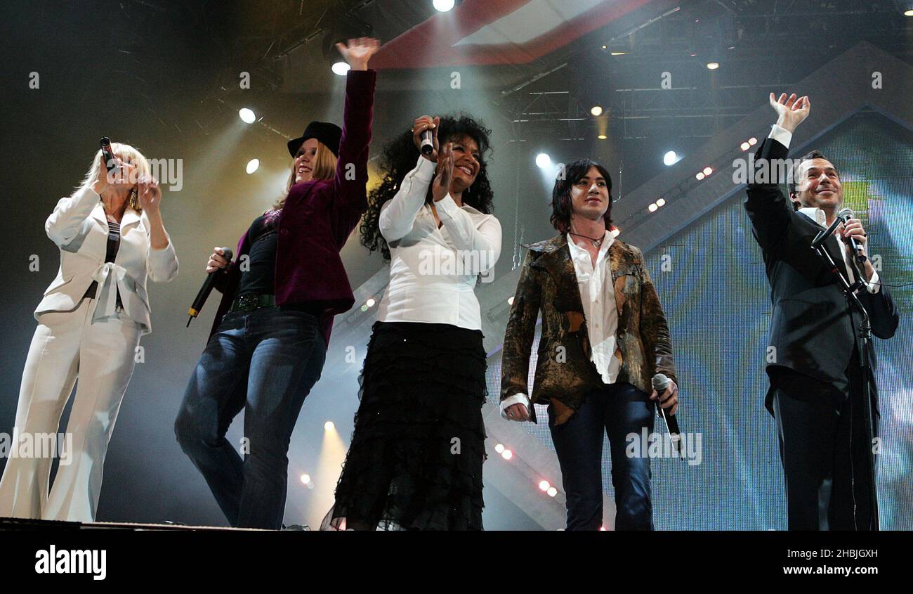 Finalist of ITV's reality show The X Factor, Rowetta Satchell; Tabby ...