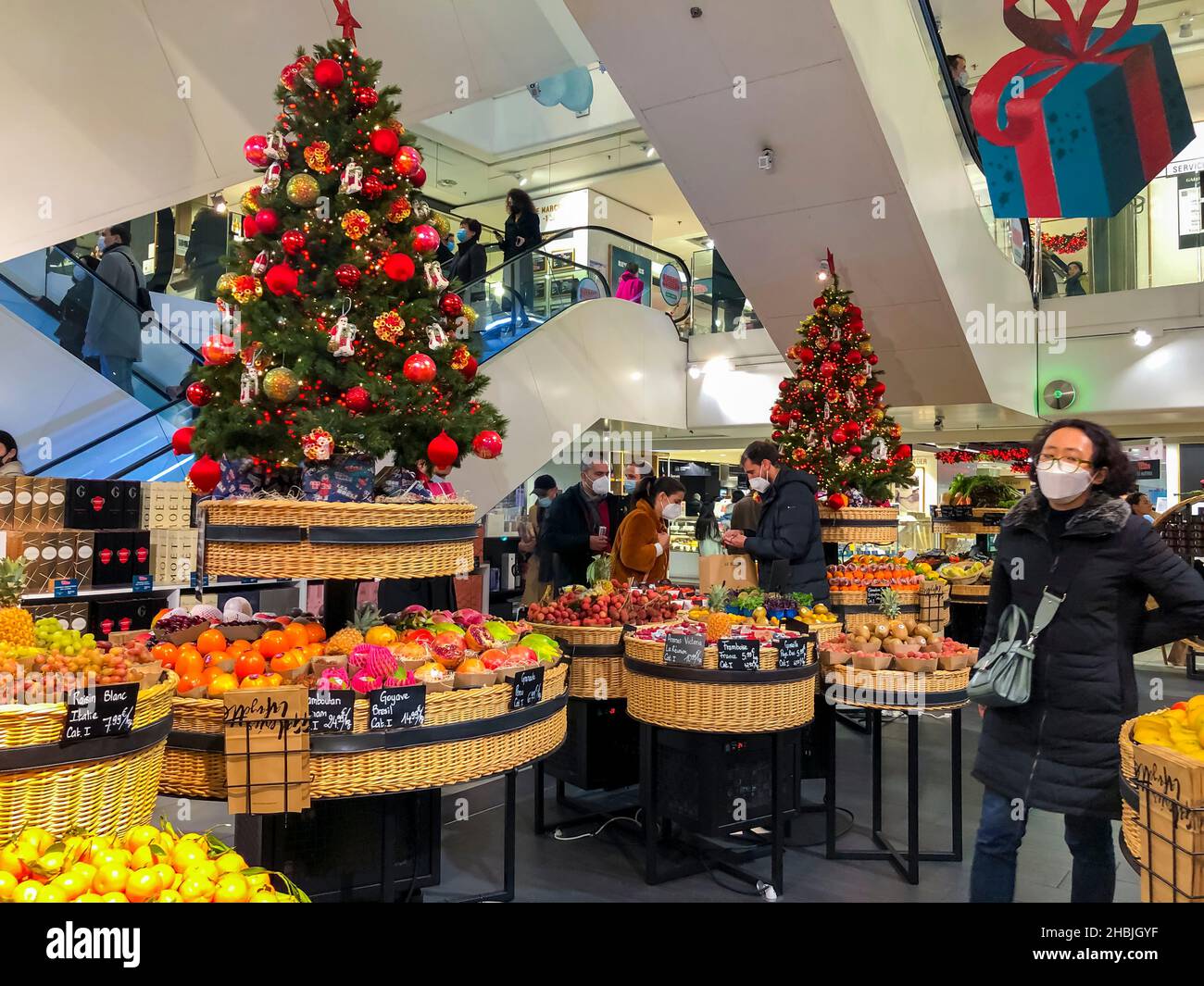 Galeries lafayette paris food hi-res stock photography and images - Alamy