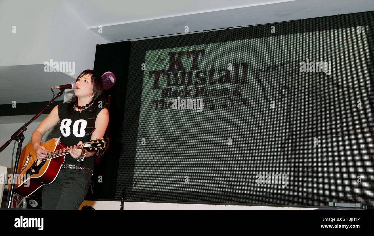 Scottish singer KT Tunstall performs live / signs copies of her latest ...