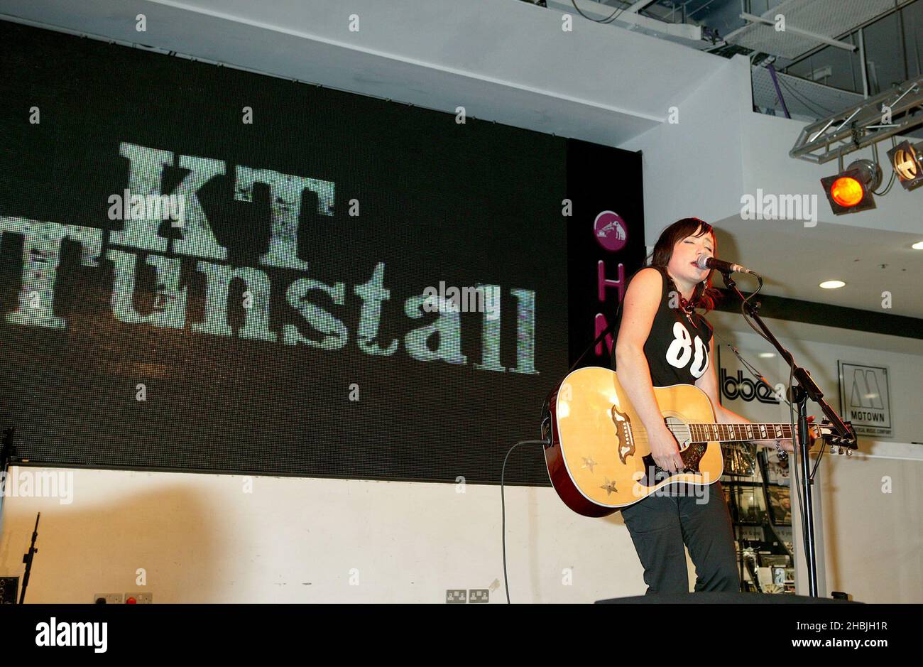 Scottish singer KT Tunstall performs live / signs copies of her latest ...