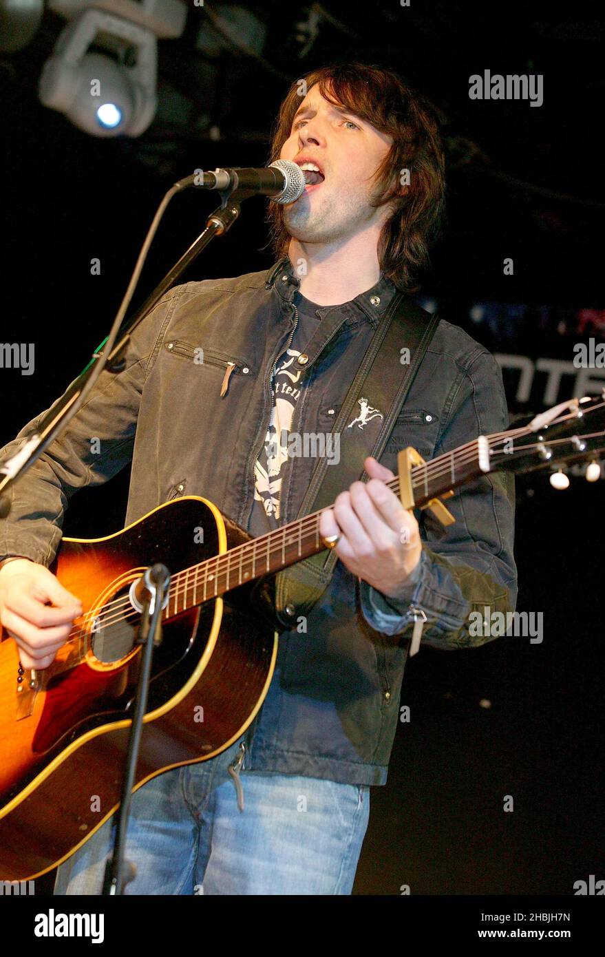 British singer-songwriter James Blunt performs live and signs copies of ...