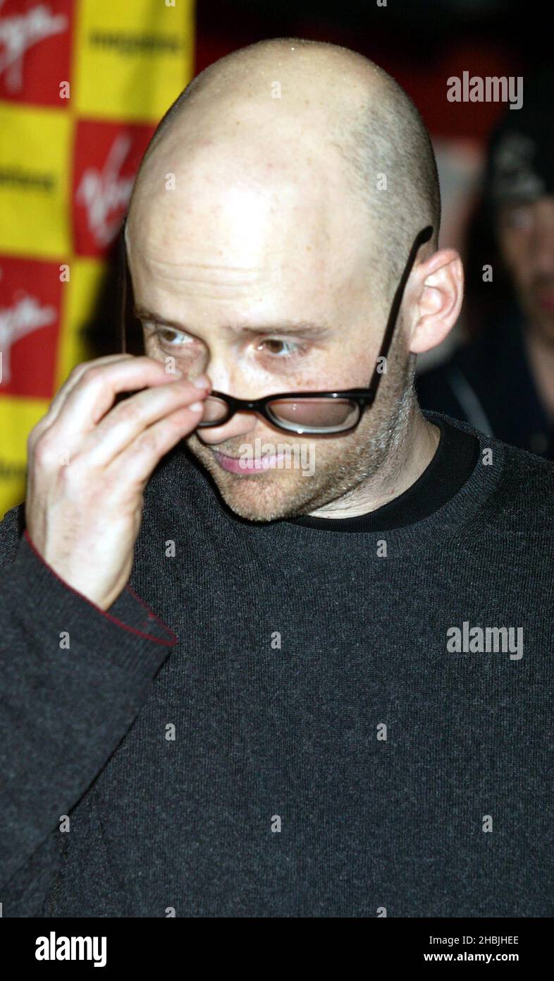 Moby launches his new album "Hotel" performing live on stage and ...