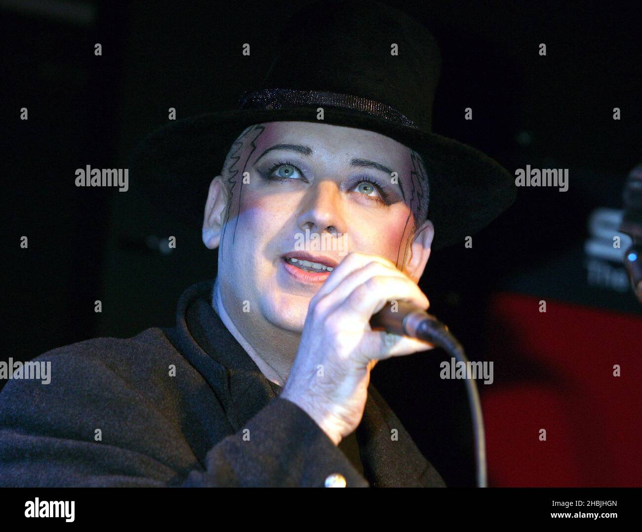 Former Culture Club frontman Boy George signs copies of his March 3 ...
