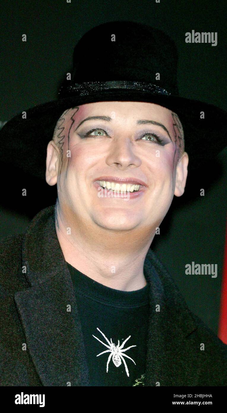 Former Culture Club frontman Boy George signs copies of his March 3 ...