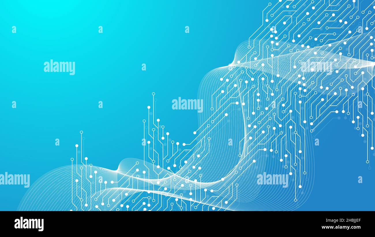 Motherboard background with circuit board electronic elements ...