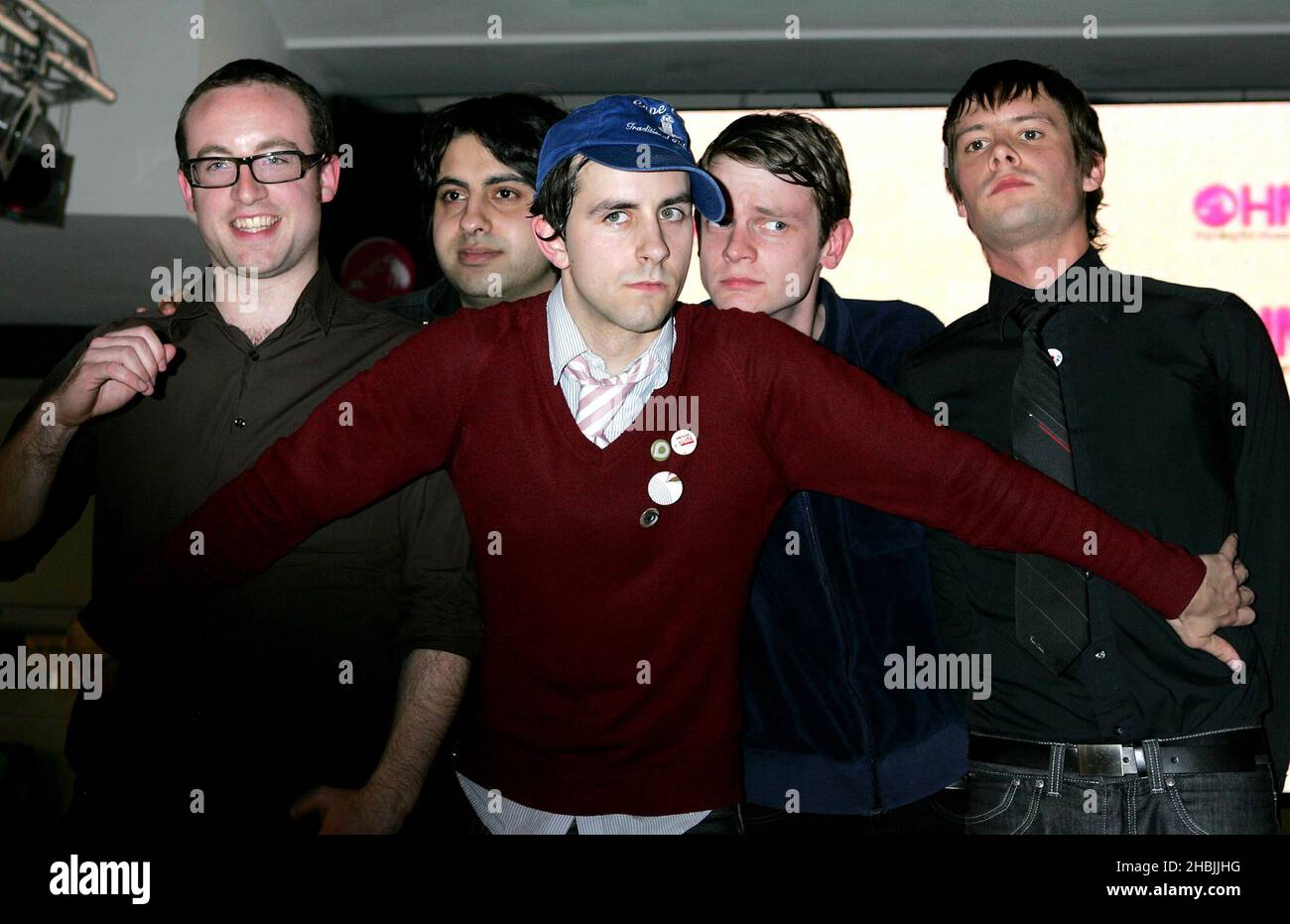 Maximo Park perform live and sign copies of their debut album "A ...
