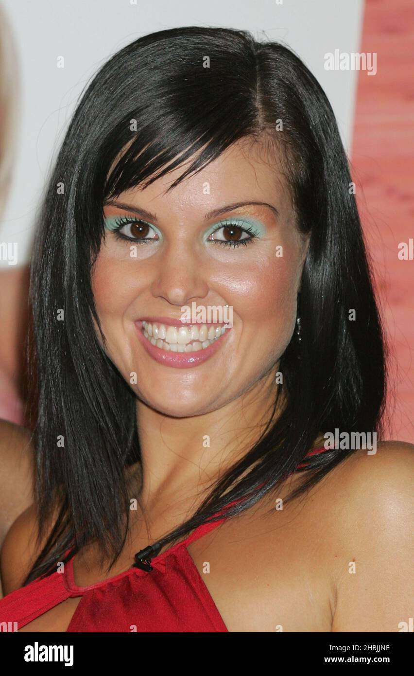 Former Big Brother contestant Michelle Bass poses at a photocall to ...