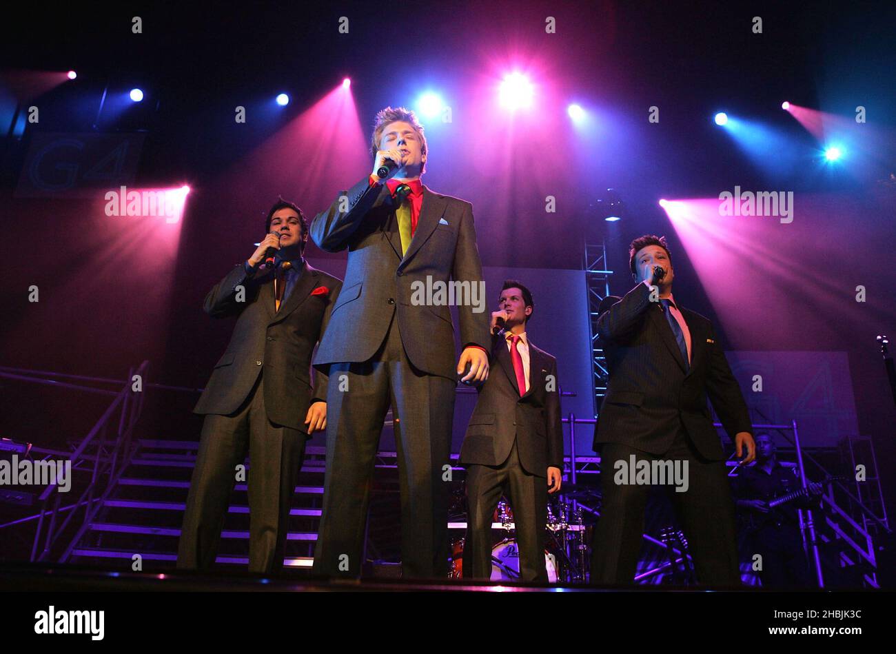 Jonathon Ansell; Mike Christie; Ben Thappa and Matt Stiff of operatic ...