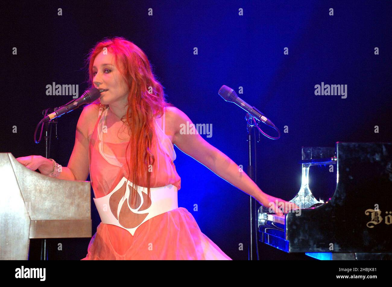 Tori Amos, performs live on stage in support of her latest album, The ...
