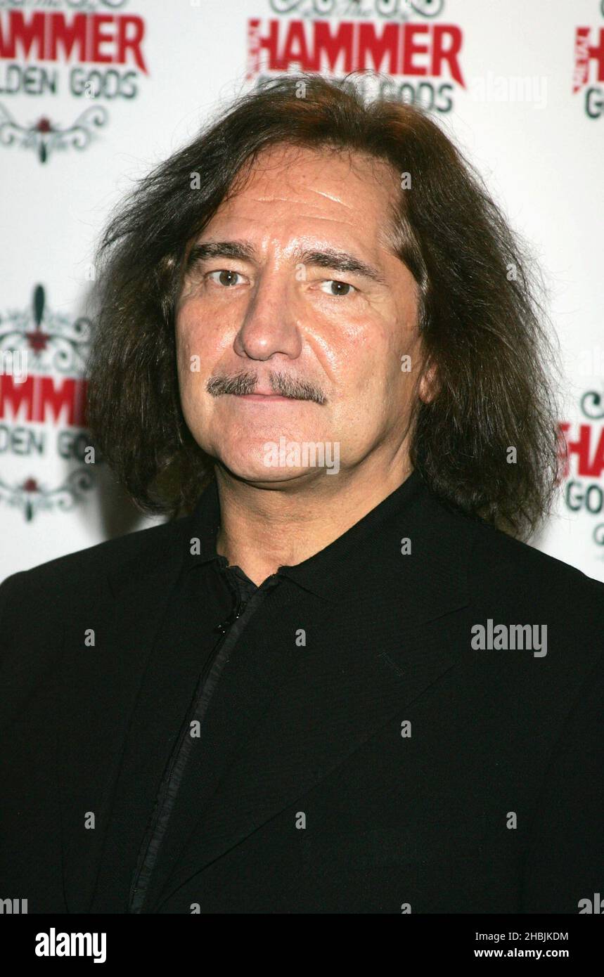 Geezer Butler of Black Sabbath pose at arrivals at The Metal Hammer ...