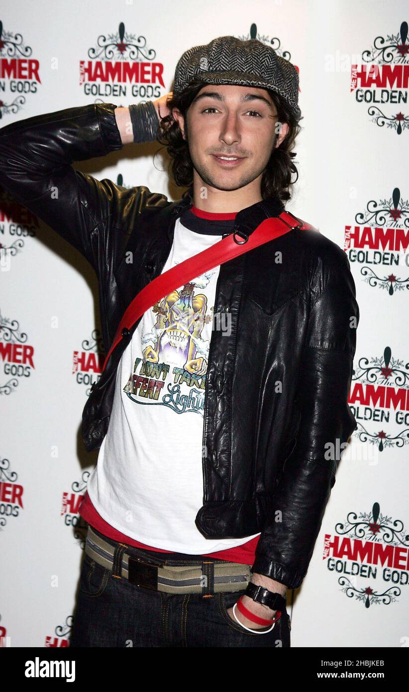 Alex Zane poses at arrivals at The Metal Hammer Golden Gods Awards at ...