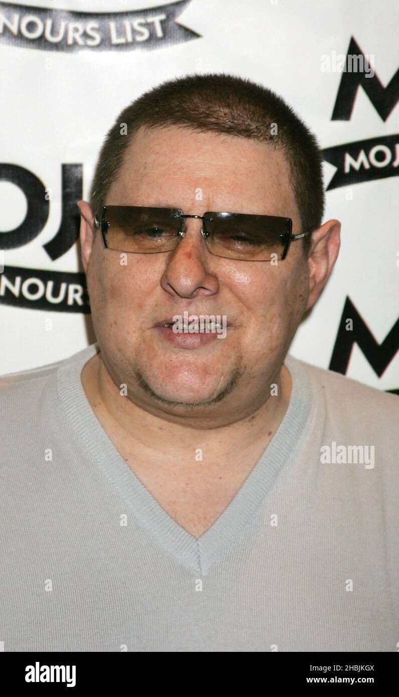 Shaun Ryder of Happy Mondays poses in the Awards Room at The MOJO ...