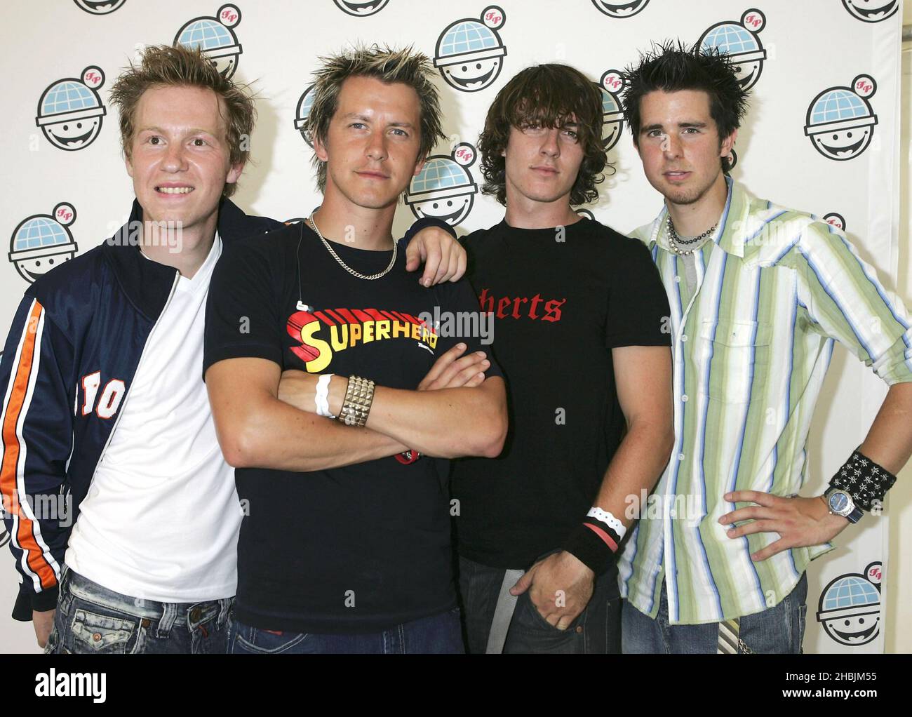 Freefaller pose backstage at the second annual "Big Gay Out", Europe's ...