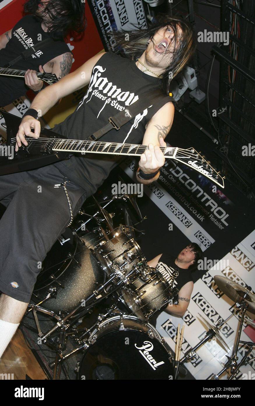 Matt Tuck of Bullet for my Valentine performs live on stage at the ...