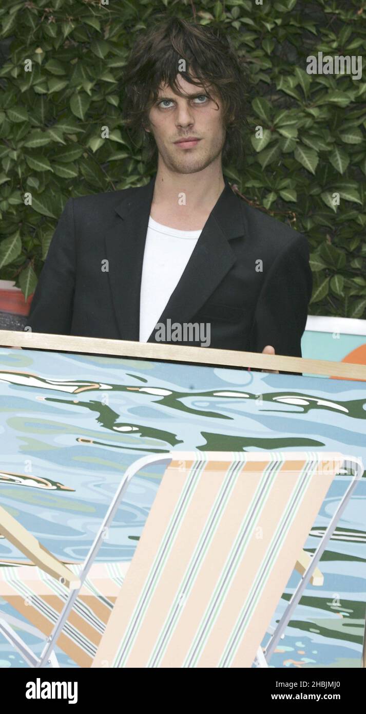 Jackson Scott poses with artwork going under the hammer in first ever Â ...